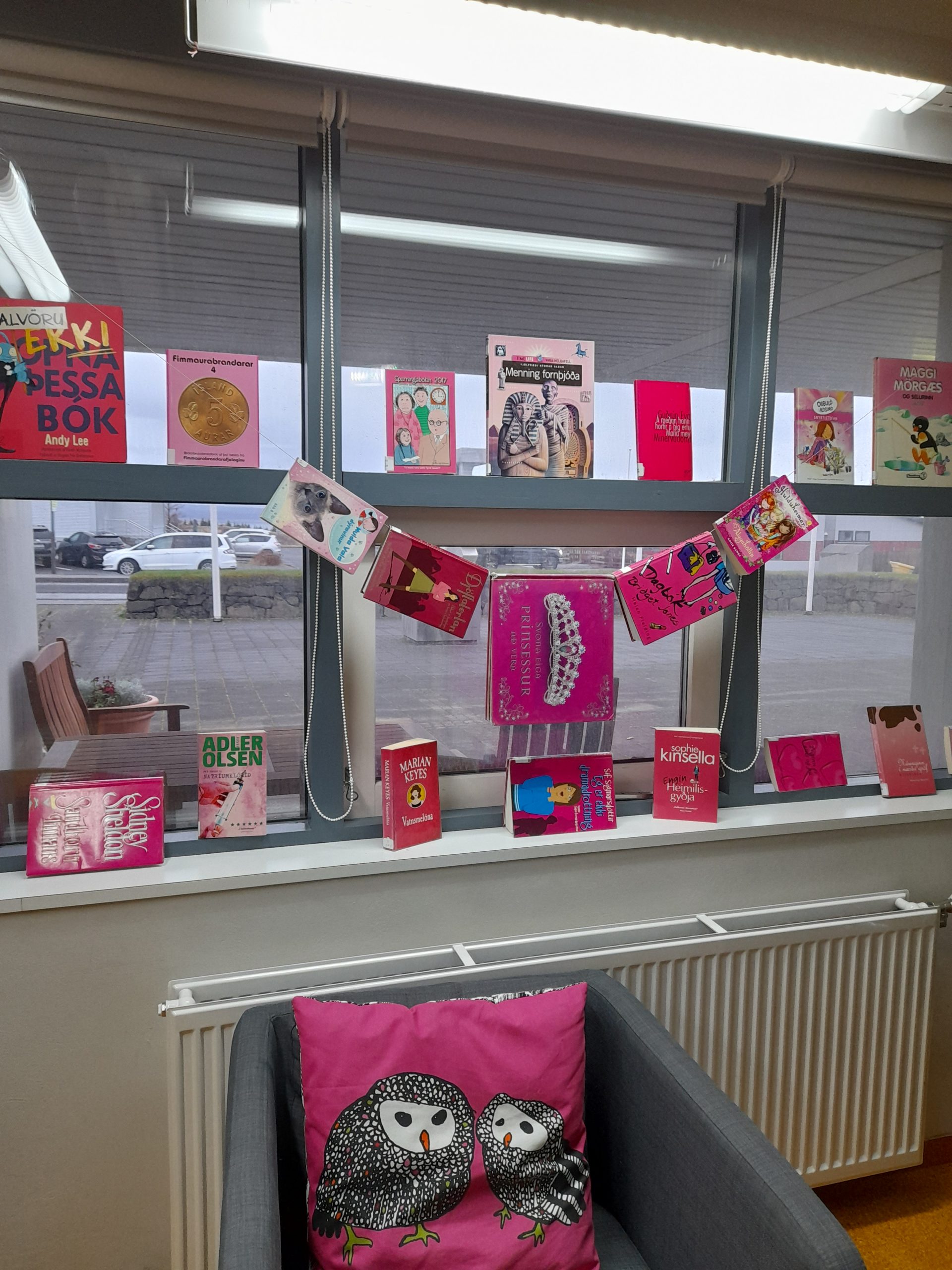 Bleikur október á Bókasafninu - Dalabyggð